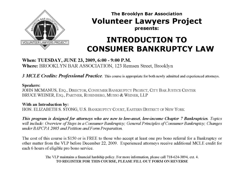 Introduction to Consumer Bankruptcy - Bankruptcy Lawyer